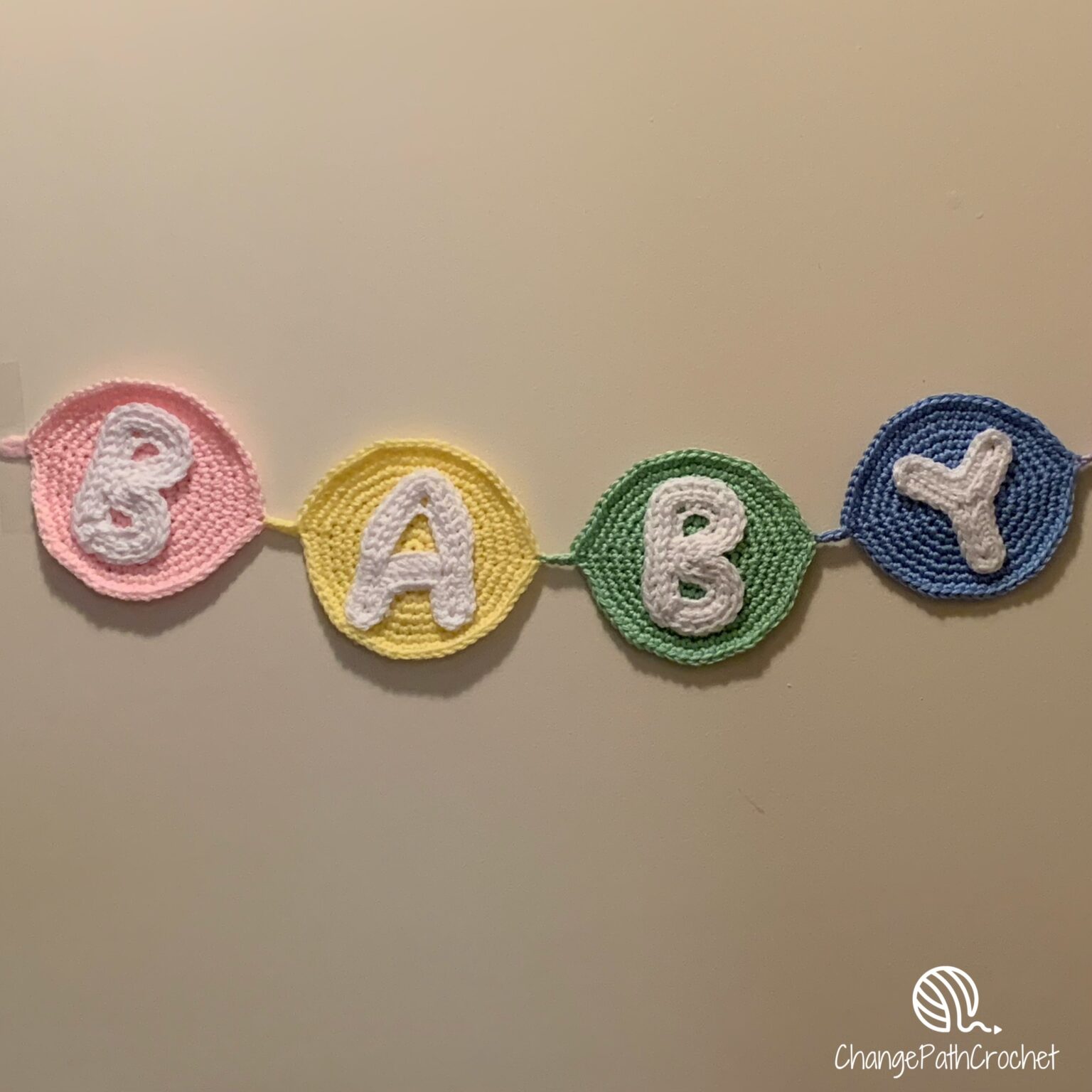 Capital Letters A-Z Alphabet Appliqué Crochet Pattern - Change Path Crochet