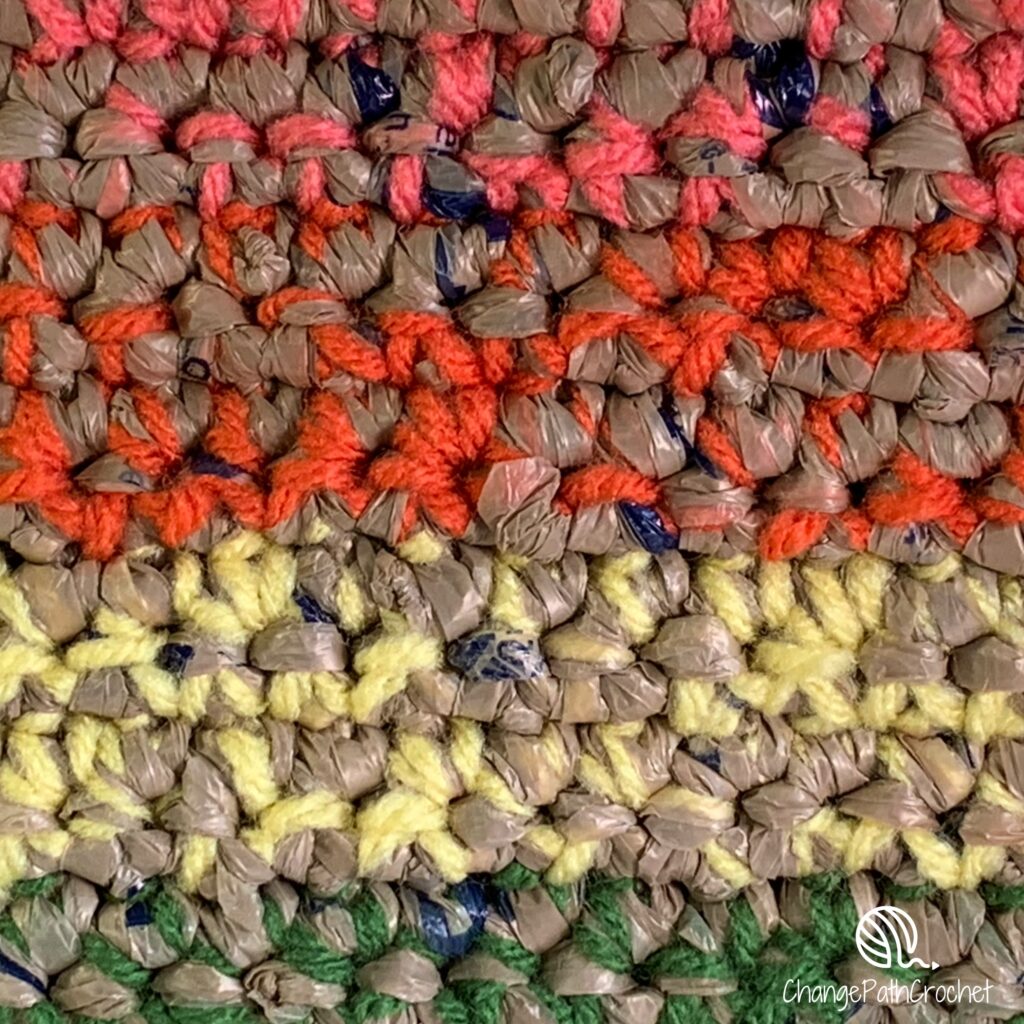 Plastic Yarn Tote Bag Crochet Pattern – Change Path Crochet