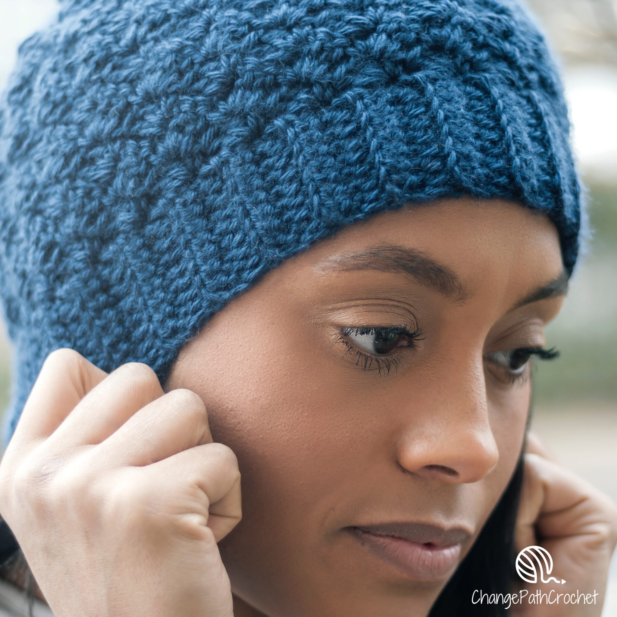 Cross Hatch Hat Crochet Pattern - Change Path Crochet