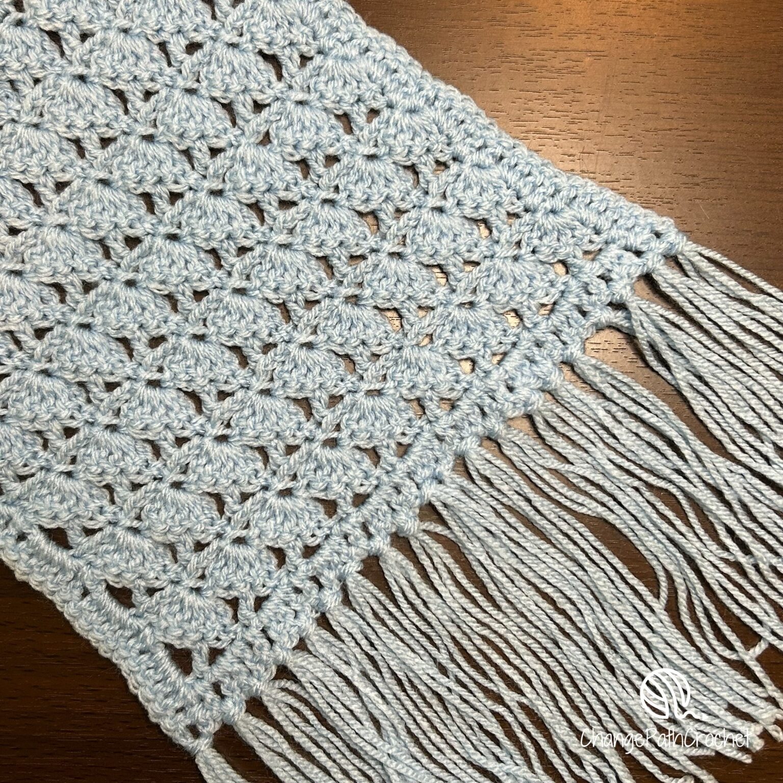 Mushroom Forest Scarf Crochet Pattern – Change Path Crochet