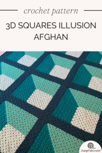3D Squares Illusion Afghan Crochet Pattern – Change Path Crochet