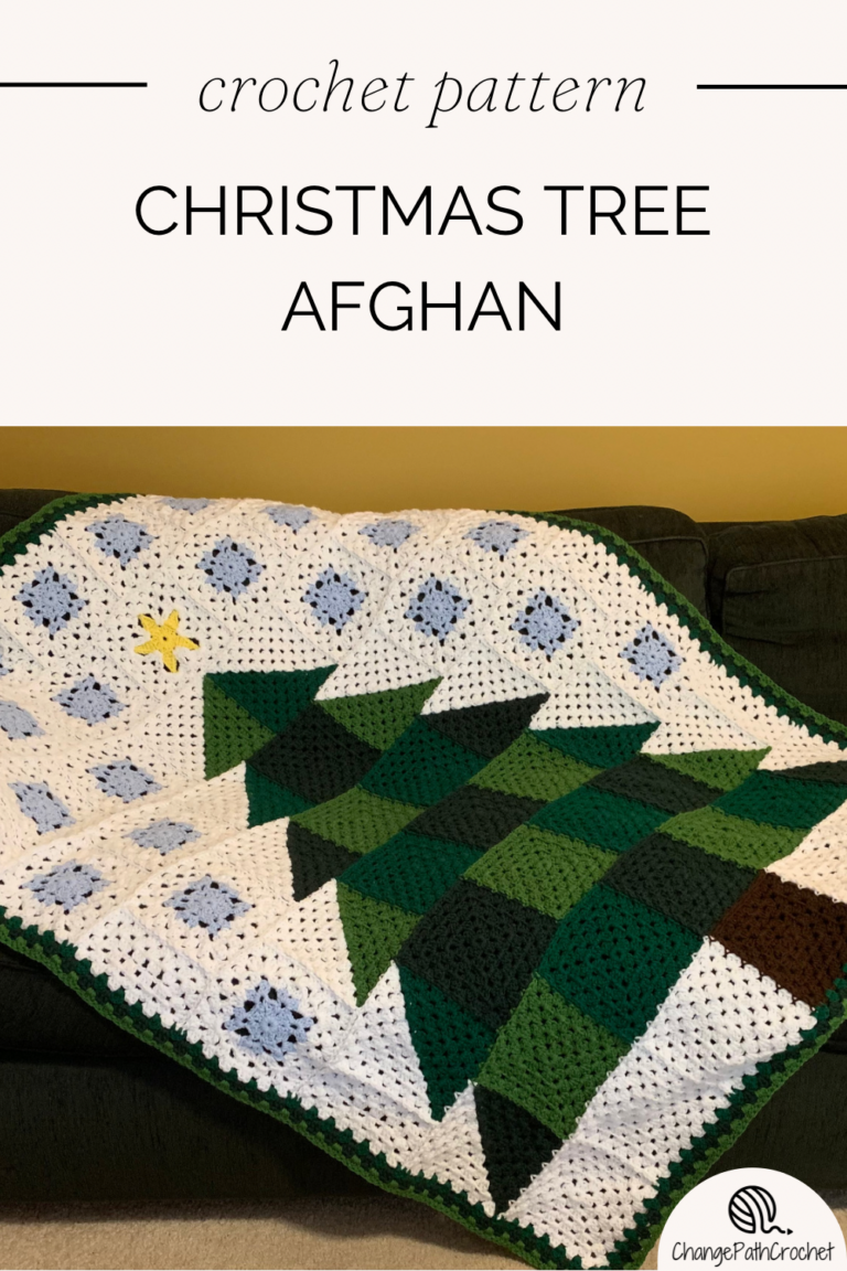Christmas Tree Afghan Crochet Pattern – Change Path Crochet