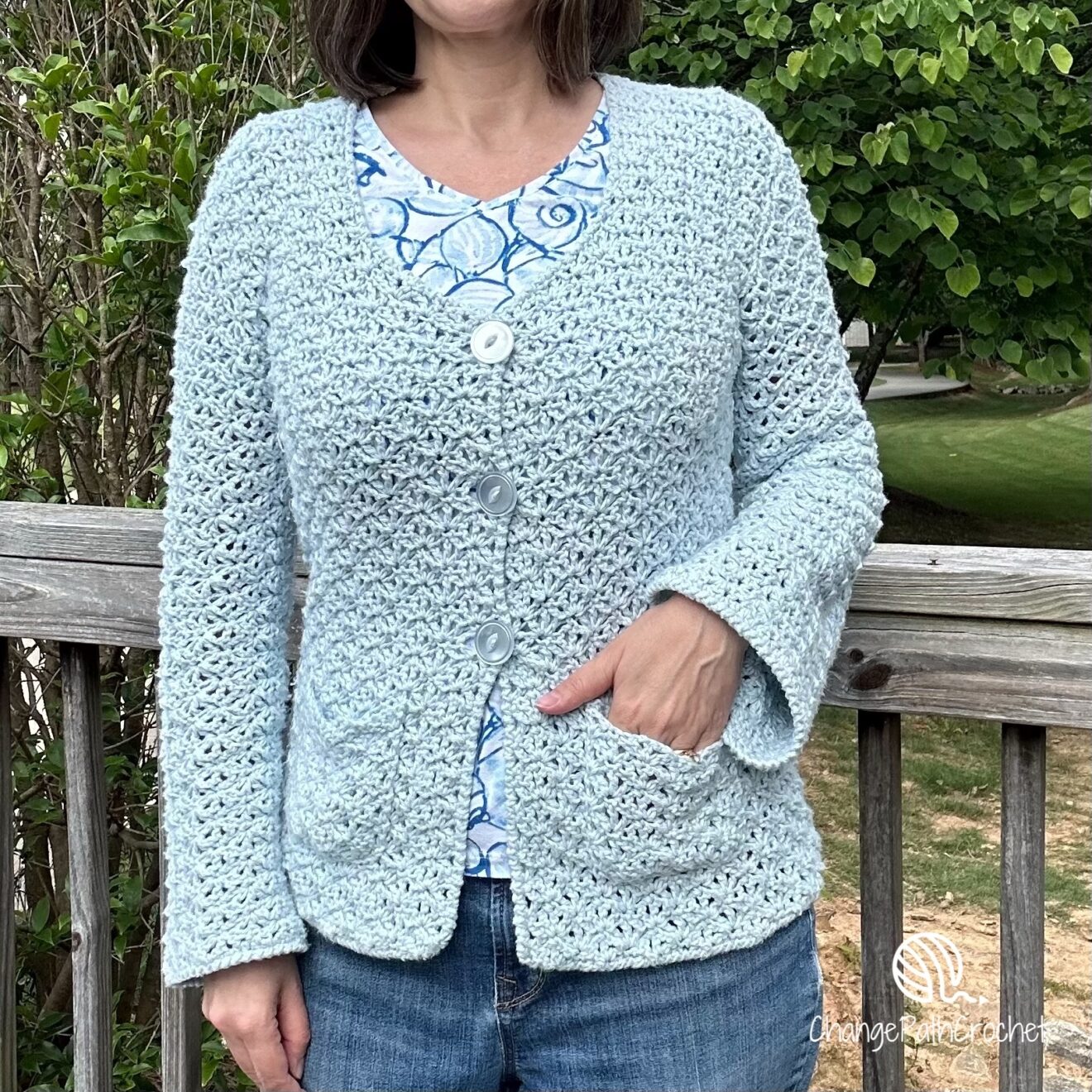 Mayflower Cardigan Crochet Pattern - Change Path Crochet