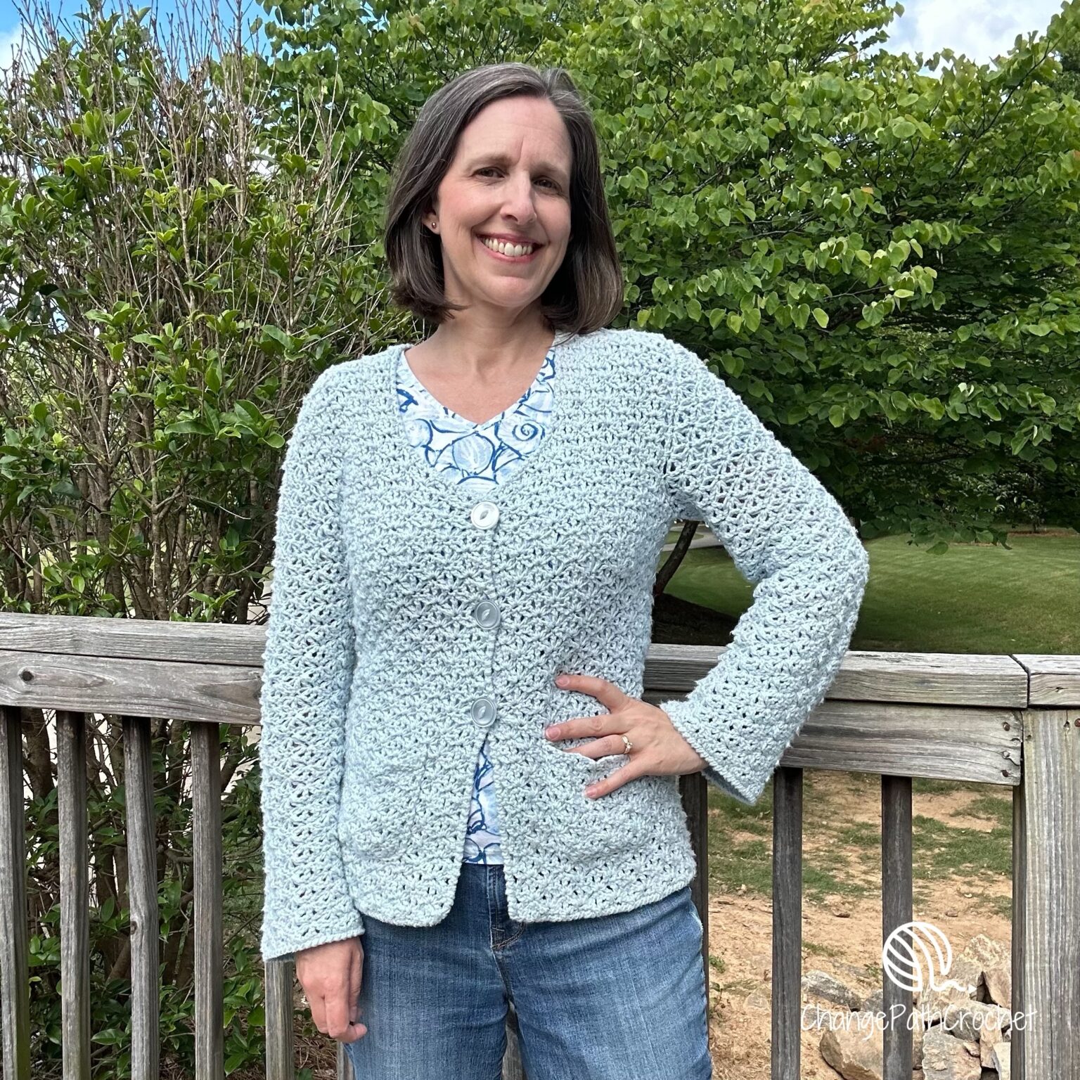 Mayflower Cardigan Crochet Pattern - Change Path Crochet