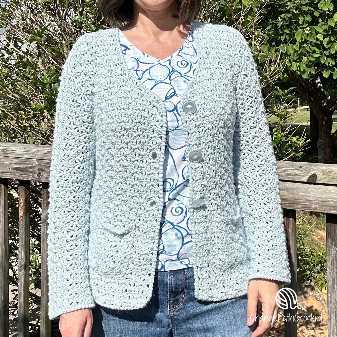 Mayflower Cardigan Crochet Pattern - Change Path Crochet