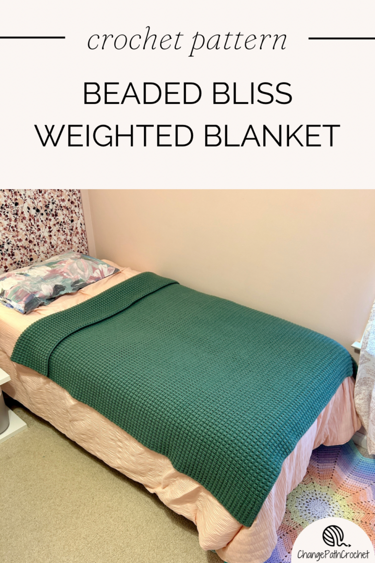 Beaded Bliss Weighted Blanket Crochet Pattern – Change Path Crochet