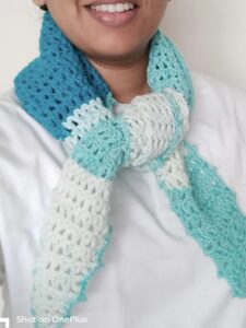 Diamond Mini-Scarf Crochet Pattern – Change Path Crochet